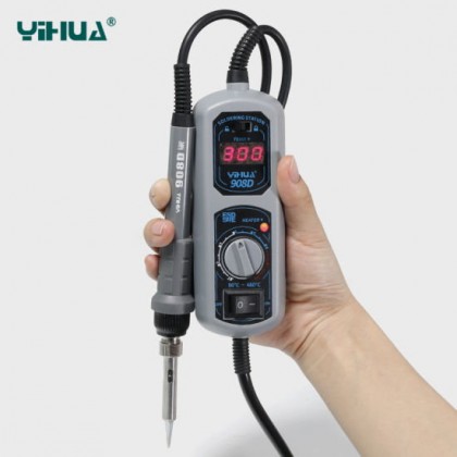 YIHUA 908D PORTABLE 60W ANTI-STATIC DIGITAL DISPLAY SOLDERING STATION SOLDERING IRON KIT