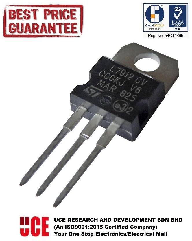 -12V VOLTAGE REGULATOR L7912CV / L7912 / LM7912 / 7912
